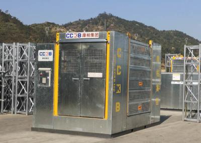 China Modular Galvanised Construction Site Hoist EU Standard for sale