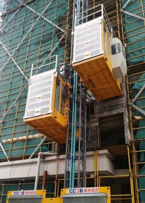 China Strength Steel Construction Site Hoist with Overload Protection and Safety Limit Switch for sale