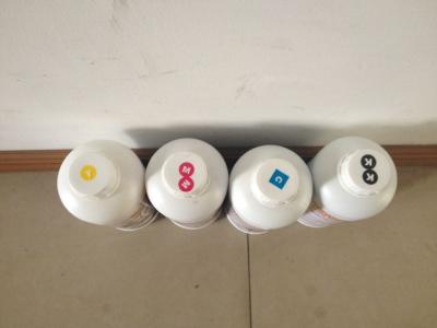 China Waterbased 4 Color Sublimation Printing Ink Compatible Smooth Printing for sale