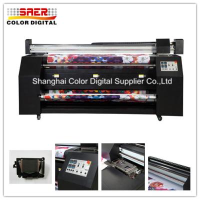 China Advertising Polyster Feather Flag Printing Machine With Two Epson Head for sale