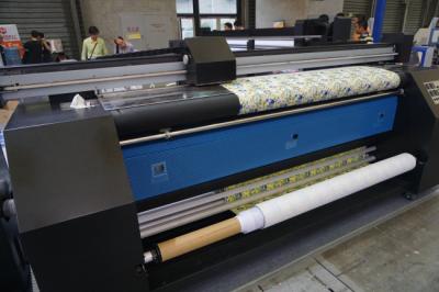China 2.2m Textile Digital Fabric Printing Machine Heating Inside Flag Cloth Printer for sale