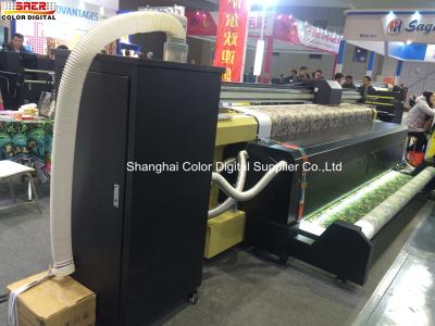 China Large Format Digital Fabric Printing Machine Inkjet Textile Printer High Speed For Flags for sale