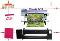 China 1440 DPI Large Format Mimaki JV33 Digital Textile Printer With High Speed for sale