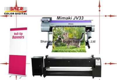 China 1440 DPI Large Format Mimaki JV33 Digital Textile Printer With High Speed for sale