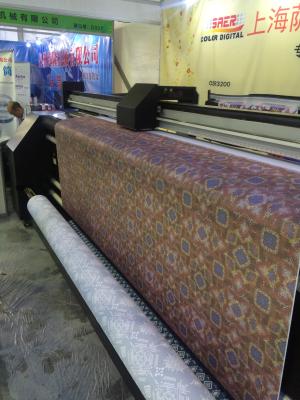 China Epson Head Digital Sublimation Printing Machine For Custom Fabric Double 4 Color CMYK for sale