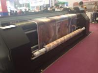 China Digital Printing On Fabric Sublimation Printing Machine Dual CMYK For Feather Flag for sale