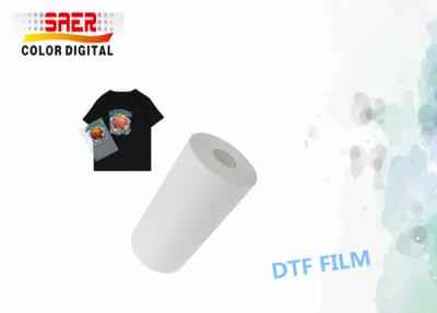 China Transparent DTF Transfer Film / Hot Stamping Printing Film 0.6 X 100m for sale