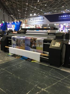 China Large Format Polyester Fabric Printing Machine 5500w for sale