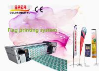 China Teardrop Flag / Beach Flag Printing Machine With High Resolution for sale