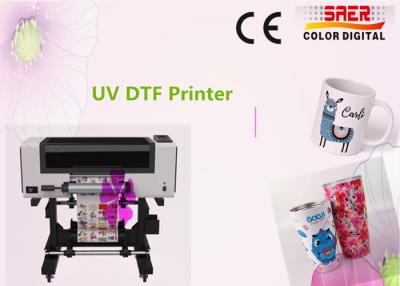 China UV DTF printer full set AB film automatic A3 UV flatbed varnish printer for sale