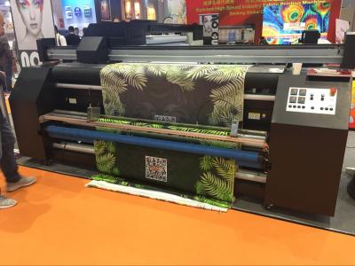 China Double Vision Fabric Plotter , Automatic  Inkjet Fabric Printing Machine for sale
