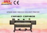 China High Speed 1.8m Digital Vinyl Printer Eco Solvent Inkjet Plotter Printer Double Head for sale