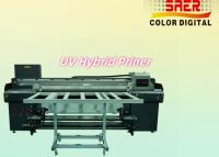 China Automatic UV Hybrid Flatbed Printer Flatbed And Roll To Roll for sale