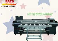 China UV Printer Large Format 1.8m Hybrid UV Roll To Roll And Flatbed All - In - One Printer for sale