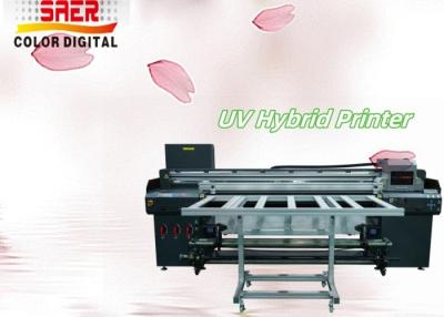 China Large Format UV Printer Machine Manufacturer Led UV Hybrid Printer Roll To Roll Flatbed Printer For Rigid & Flexible Material for sale