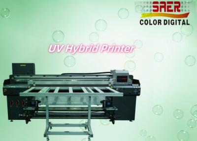 China Poster Advertisement Electronic Decorations Materials Craft Roll to Roll Eco Solvent Flatbed Printing UV Hybrid Printer for sale