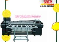 China Multicolor Digital Printing Plotter Roll To Roll And Flatbed UV Inkjet Printer for sale