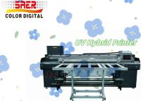 China Factory Selling Roll-to-roll And Flatbed 2 In 1  UV Printer CMYKW  Varnish for sale