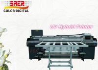China SAER Flatbed And Roll to Roll Hybrid UV Sticker Glass Printing Machine for sale