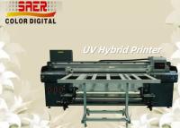 China High Resolution UV Hybrid Printer Flatbed And Roll To Roll UV Printing Machine for sale