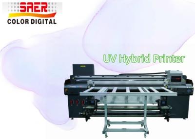 China Shanghai Supplier Roll To Roll And Flatbed UV Hybrid Printer Indoor & Outdoor Digital Printing Machine for sale