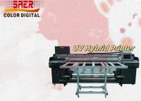 China SAER Hot Sale UV Printing Machine Flatbed Hybrid UV Roll to Roll And Flatbed Printer for sale