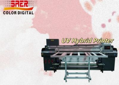 China SAER Hot Sale UV Printing Machine Flatbed Hybrid UV Roll to Roll And Flatbed Printer for sale
