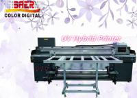 China UV Hybrid Printer 3 or 4 Heads Wide Format Inkjet Printer Flatbed and Roll to Roll UV Printing Machine for sale