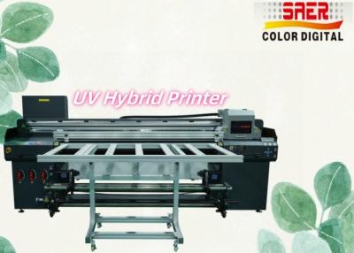 China 1.8M UV Hybrid Printer For Glass / Wallpaper / Ceramic UV Printing Machine for sale
