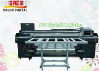 China SAER UV Plotter High Resolution Printhead Wide Format Roll to Roll and Flatbed UV Hybrid Printing Machine for sale