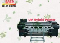China High Quality 1.8m Hybrid UV Printer Flatbed and Roll to Roll UV Printing Machine for Advertising for sale