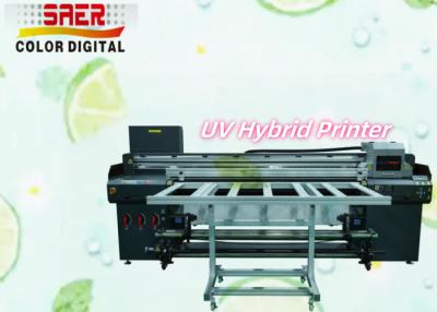 China Automatic Digital UV Hybrid Inkjet Plotter New Condition Roll To Roll And Flatbed UV Hybrid Printer for sale