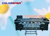 China 1.8m Large Format UV Printing Machine Flatbed And Roll To Roll  All -in- One Hybrid UV Plotter for sale