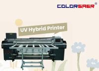 China 1.8m Large Format Flatbed And Roll To Roll UV Hybrid Printer For Different Materials for sale