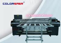 China 6 Feet 1.8m UV Hybrid Printer On PVC Sheet Soft Film Roll To Roll And Flatbed UV Hybrid Printer for sale