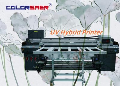 China 6 Feet Flatbed And Roll To Roll UV Hybrid Printer Poster Banner Sticker Ceiling Film Large Format Plotter for sale