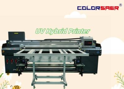 China 6 Feet Digital UV Plotter Flatbed & Roll To Roll UV Hybrid Printing Machine With Maintop  Or ONYX  Software for sale