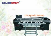 China 6 Feet Digital UV Printing Machine With High Resolution Flatbed And Roll To Roll UV Hybrid Plotter for sale