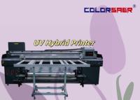 China 6 Feet Flatbed & Roll To Roll All In One UV Hybrid Printer For Different Materials for sale