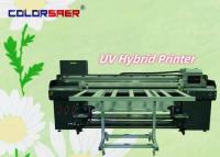 China 1.8m UV Hybrid Printer For Outdoor  And Indoor Advertising CMYK+W+CMYK+Varnish for sale