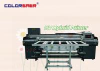 China Color SAER  6 Feet Wide Format UV Inkjet Printer Roll to roll and Flatbed UV hybrid Printer for sale