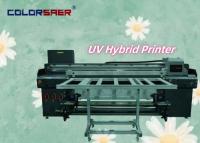 China Color Digital Fast Speed UV Printer Flatbed & Roll To Roll UV Hybrid Printing Machine for sale
