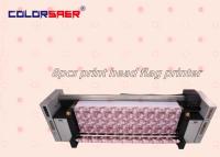 China 3.2m Custom Print Cotton High Speed Fabric Flag Printing Machine For Teardrop Flags With 8pieces I3200A1 Print Head for sale
