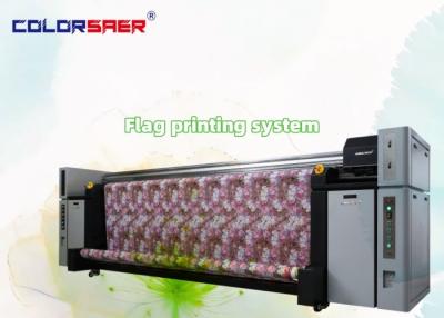 China Digital Textile Printing Machine Flag Banner Polyester Inkjet Dye Fabric Sublimation Printer for sale