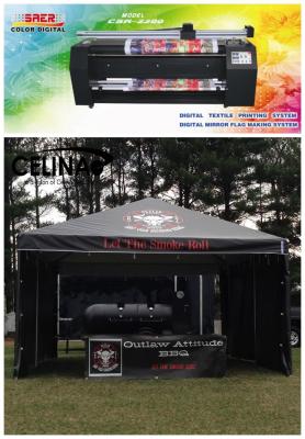 China 2.2m Outdoor Tent Inkjet Textile Printing Machine With Epson Dx5 Head for sale