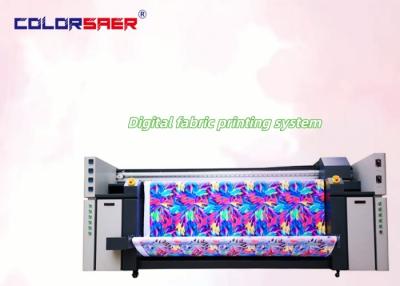 China SAER 4pcs or 8pcs i3200 print head high speed 2m & 3.2m large format textile printing system for cotton and polyester fabric for sale
