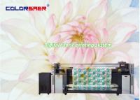 China SAER high speed 4 pcs or 8 pcs I3200 print head printer Fabric printer with heater all-in-one machine for sale
