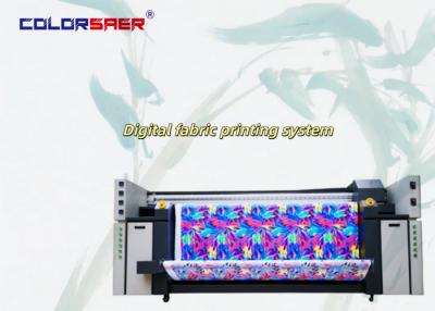 China Large format CMYK or CMYKGRBK Textile printing system for polyester or cotton fabric with sublimation ink or pigment ink for sale