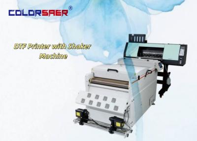 China Full Set DTF Printer Digital Textile T-Shirt Printing Machine Direct Use With Shaking Machine for 24 Inches Width for sale