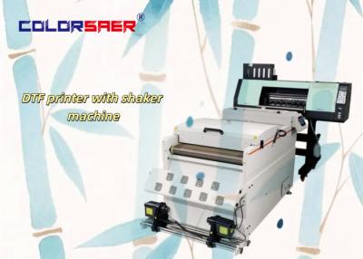 China Factory price SAER 24 inch large format DTF printer with powder shaker all-in-one mchine directly print on PET film for sale